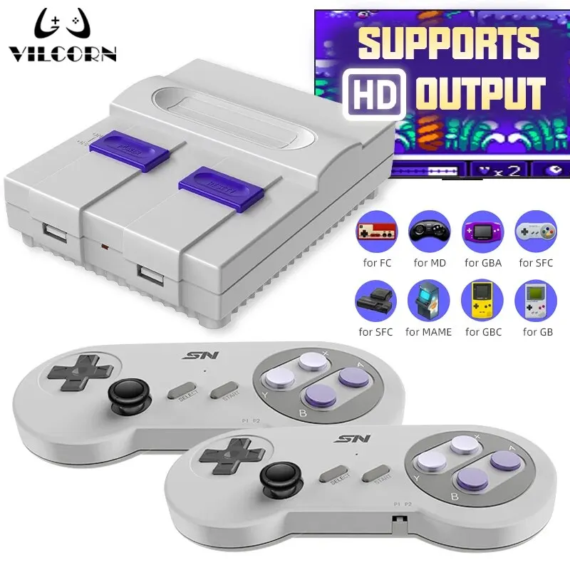 Consolas-de-videojuegos-Retro-TV-4K-para-SEGA-SNES-GBA-GB-Dendy-Consola ...
