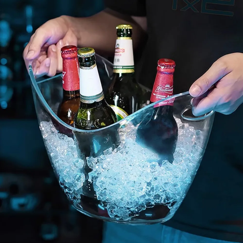 4-8-12L-Transparent-Ice-Bucket-Acrylic-Anti-fall-Wine-Chilling-Bucket ...