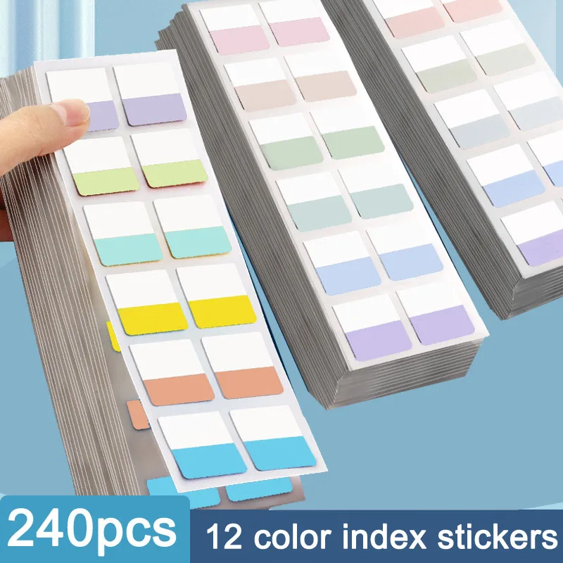 240PCS-Sticky-Notes-Loose-leaf-Paper-Index-Stickers-Label-Stickers ...