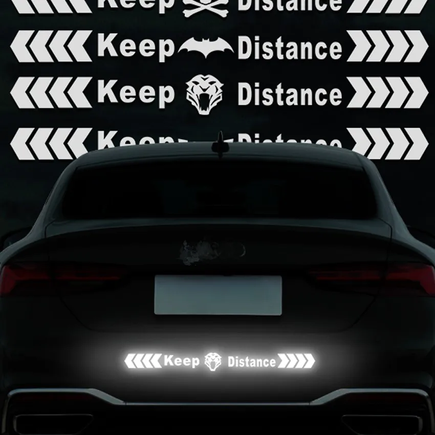 Car Reflective stickers Keep distance Trunk Accessories Modded icon ...