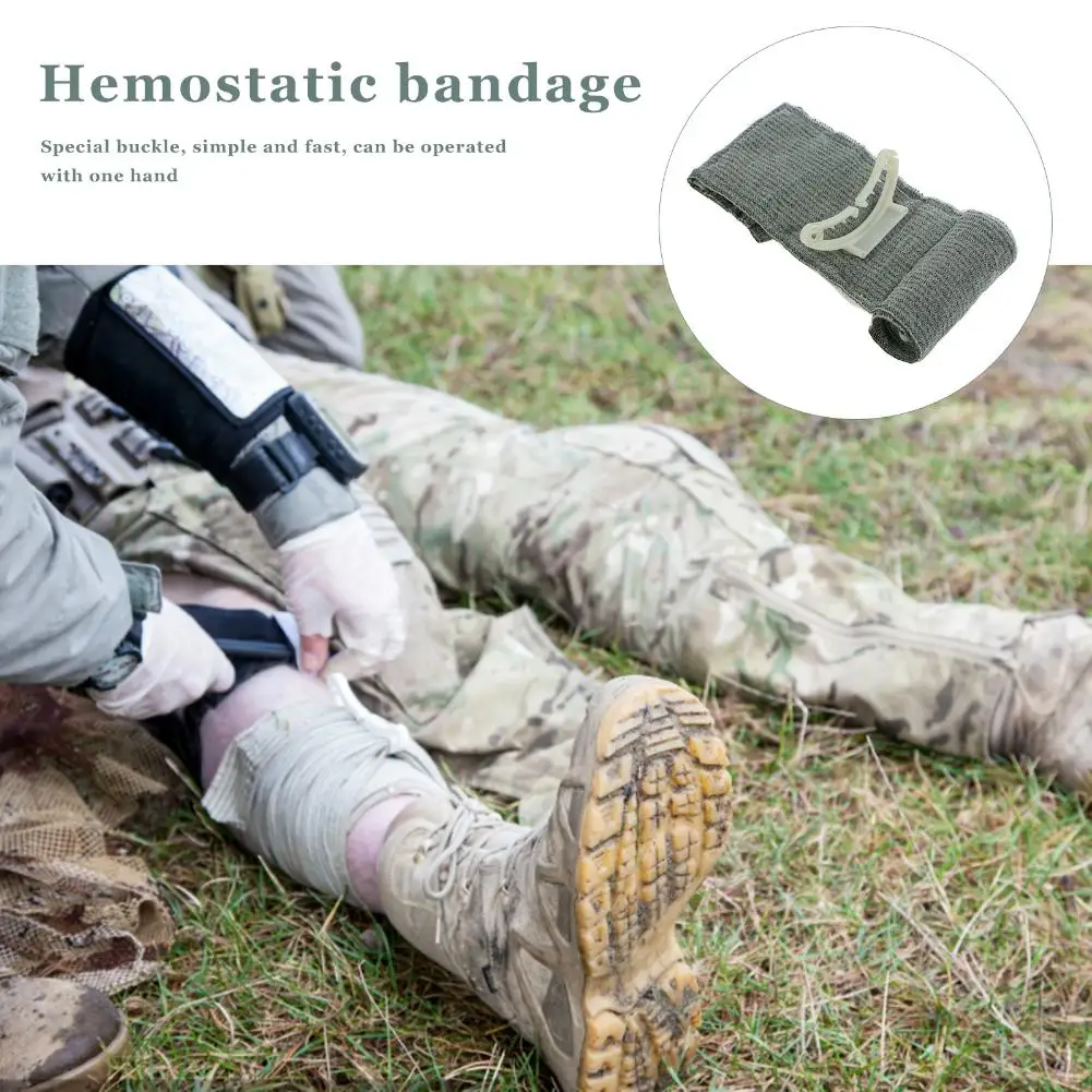 Wound Hemostatic Bandage Bleeding Treat & First Aid Training (4 Inches ...