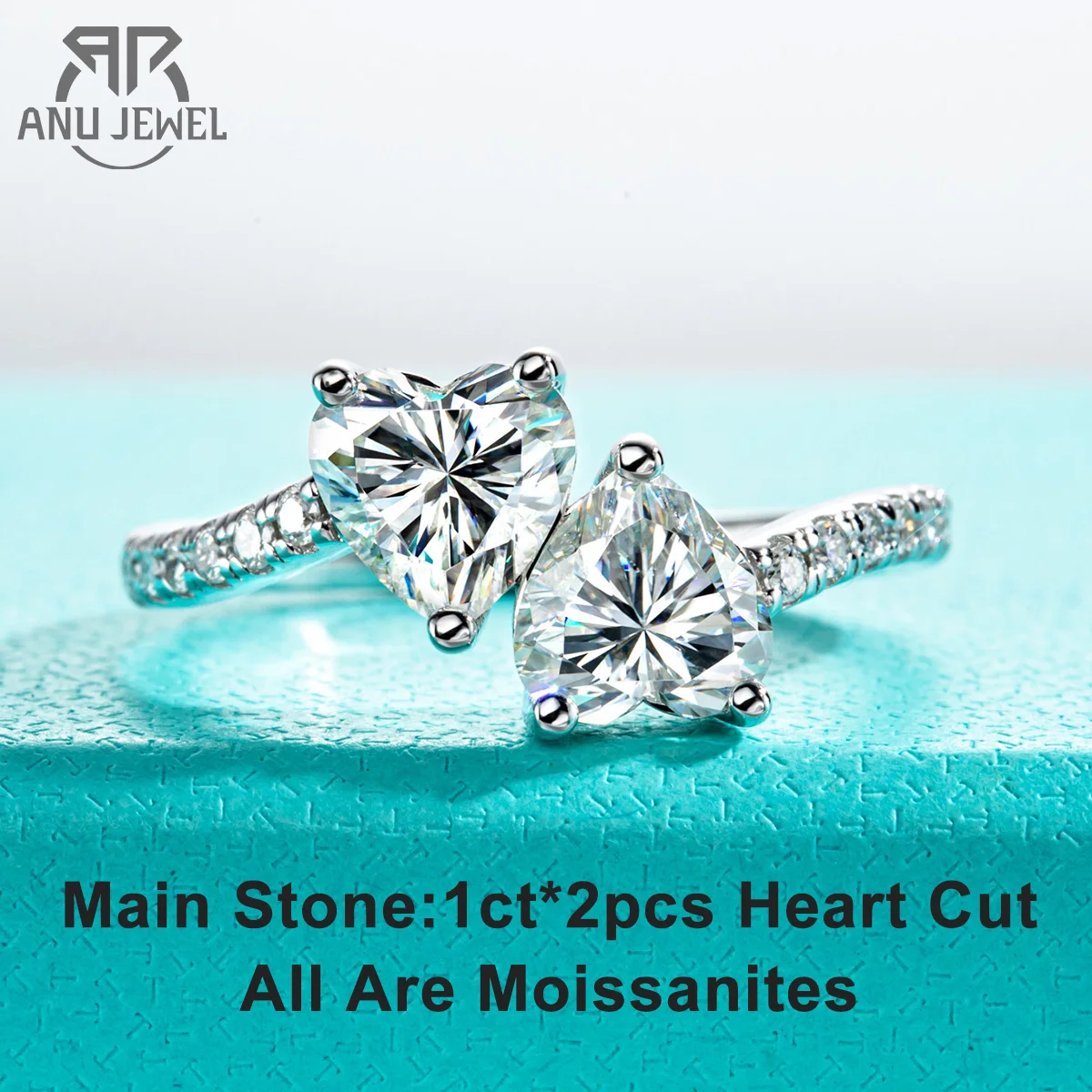 AnuJewel-2ct-Heart-Moissanite-Twins-Engagement-Ring-D-Color-VVS1-925 ...