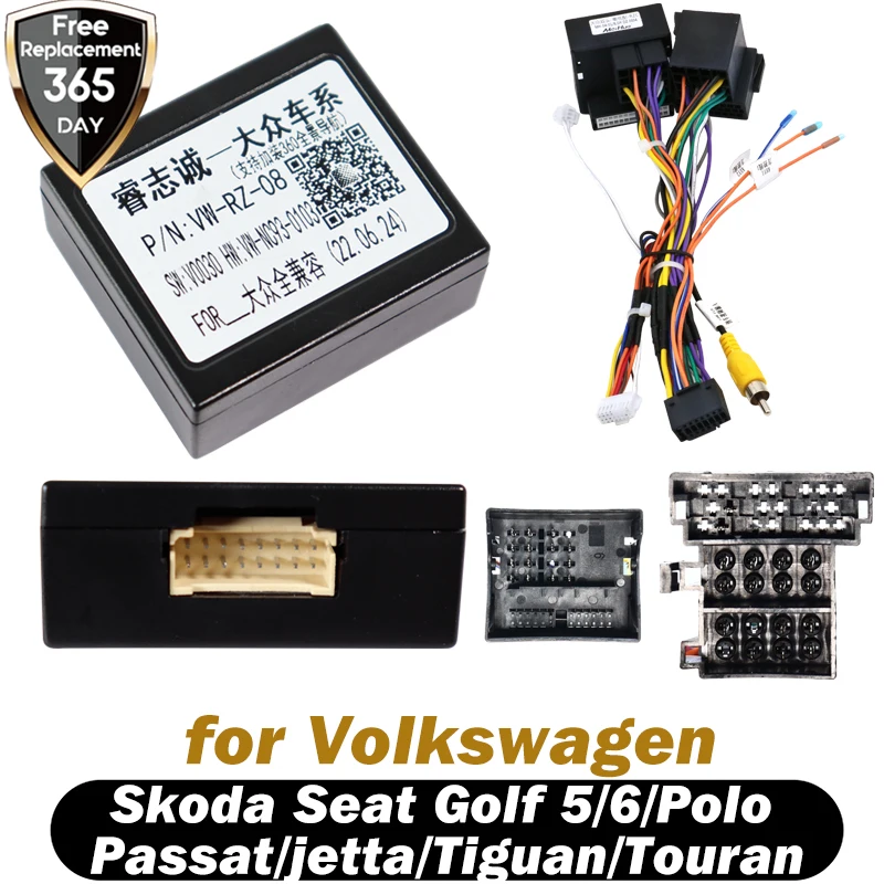 Canbus-Decoder-Box-For-Android-Volkswagen-Skoda-Seat-Golf-5-6-Polo ...