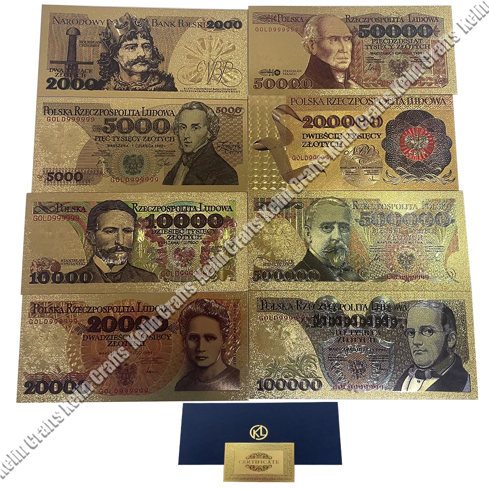 8-Designs-Gold-Poland-Banknotes-2000-5000-10000-20000-50000-100000 ...