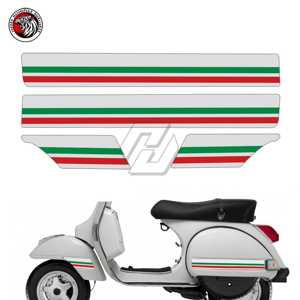 Vespa Side Panel Sticker | Vespa Decals Stickers | Motorcycle Side ...