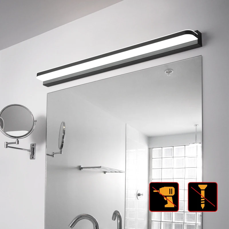 Espejo-LED-impermeable-para-pared-luz-frontal-de-9W-y-12W-AC220V-para ...