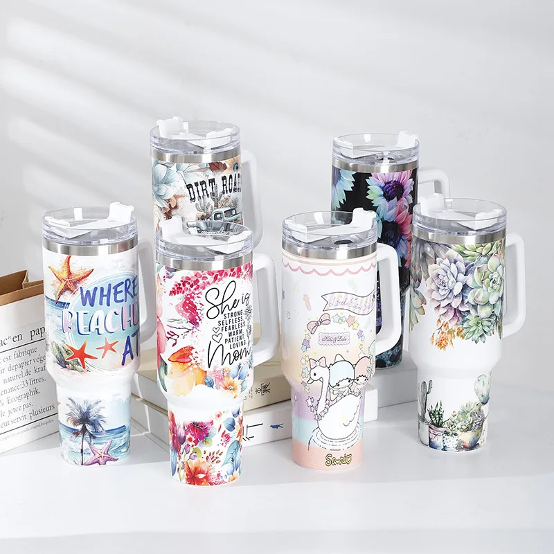 Taza-de-hielo-de-gran-capacidad-termo-con-mango-impreso-rociado-de-pl ...