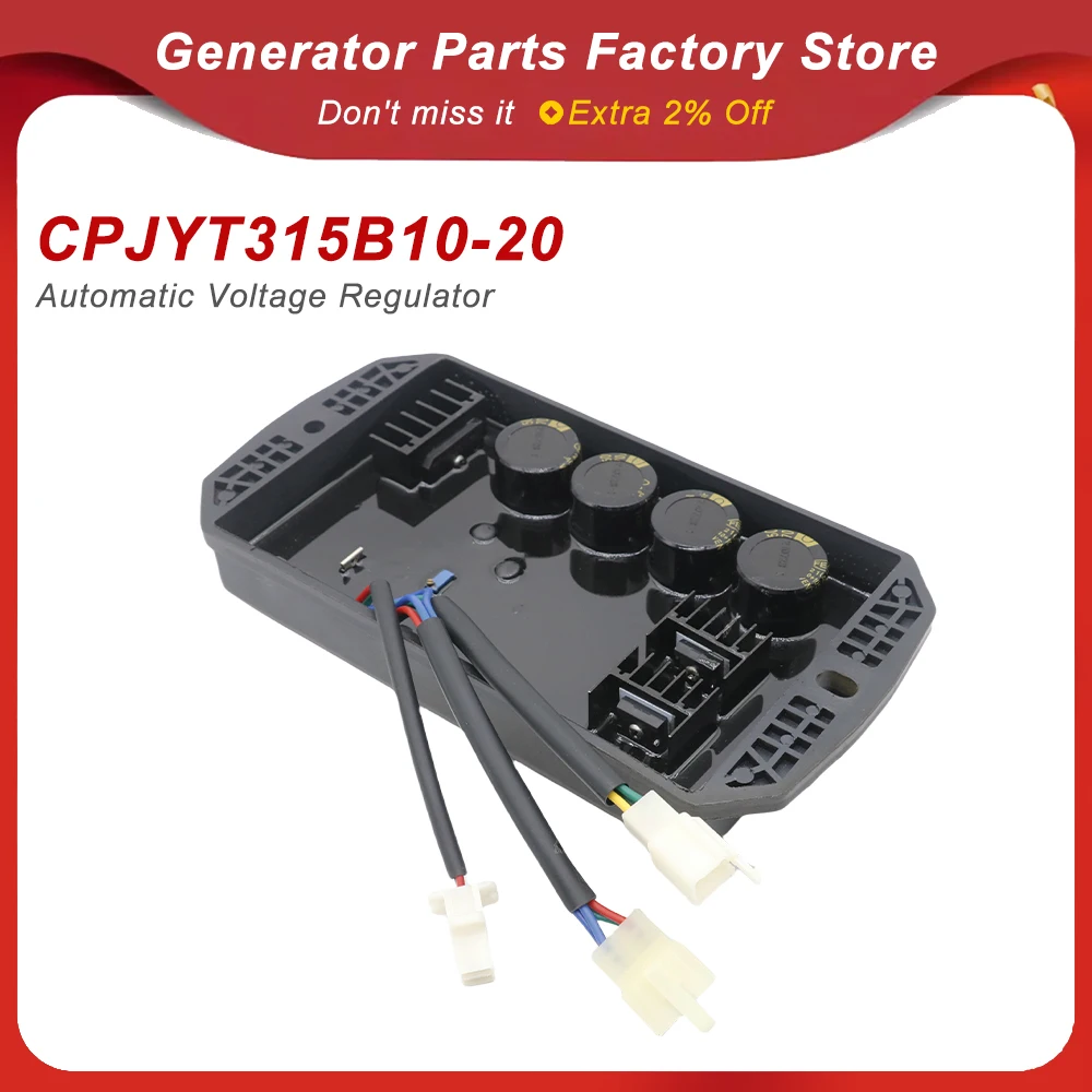CPJYT315B10-20 10KW 15KW 8.5KW AVR oil Generator Automatic Voltage ...