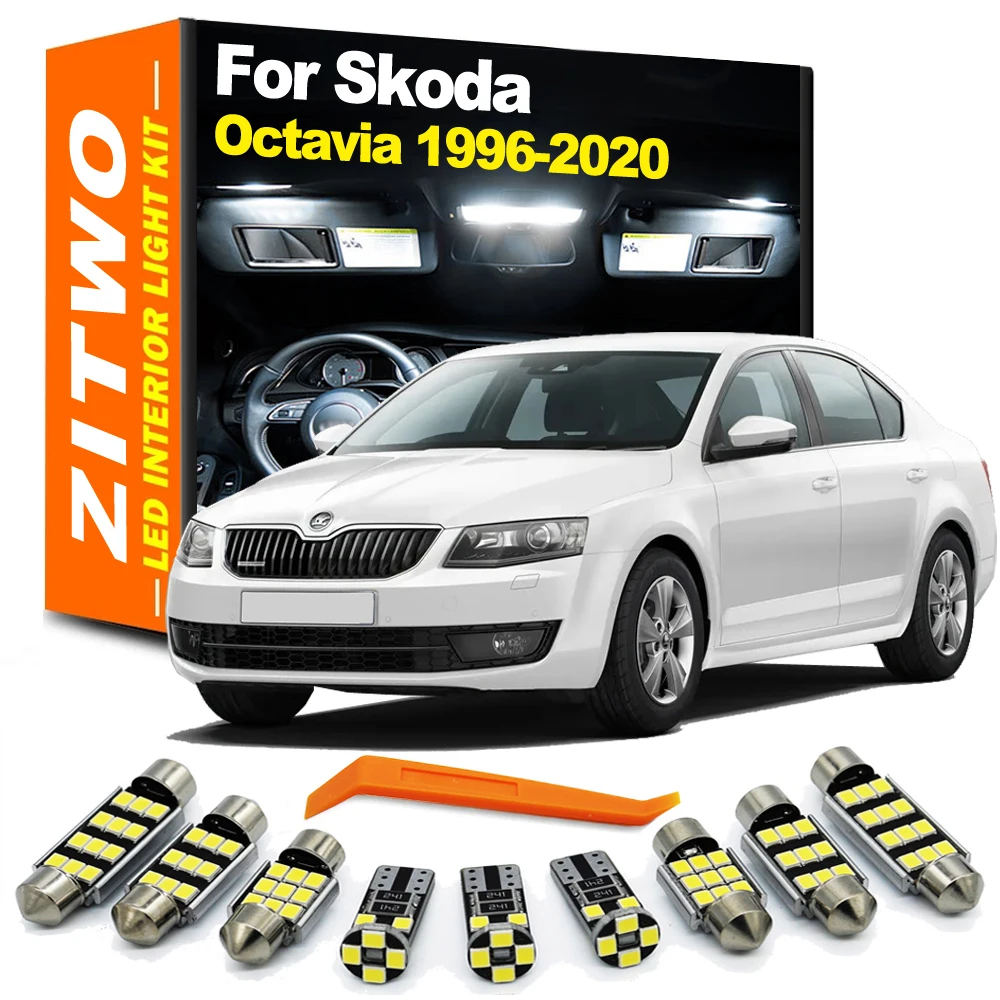 ZITWO-LED-Interior-Light-Bulb-Kit-For-Skoda-Octavia-MK1-MK2-MK3-I-II ...