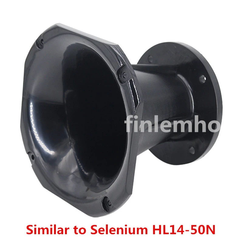1pc Dj Speaker Horn 2" Throat 45° X 45° Dispersion Plastic For Car Hifi ...