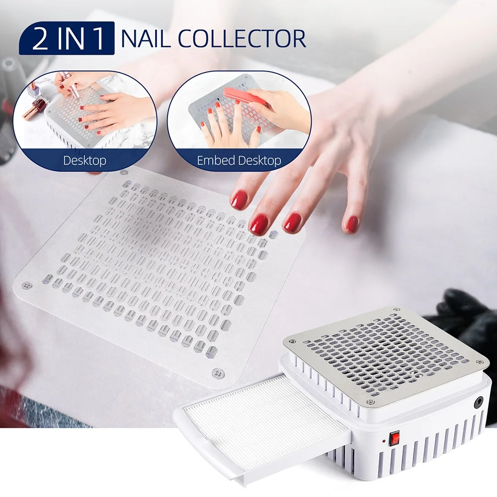 Professional-Nail-Dust-Collector-With-Filter-Built-in-Desktop-Nail ...