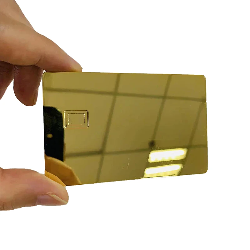 24k-Gold-Mirror-Chip-Card-Credit-Card-Mirror-Reflective-Membership-Gift ...