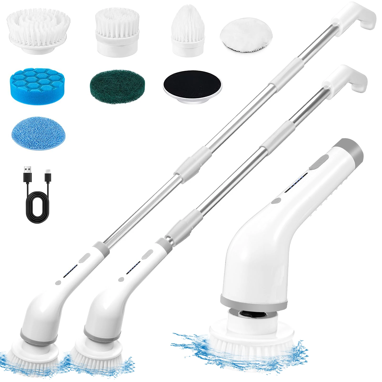 8-in-1-Multifunctional-Wireless-Electric-Cleaning-Brush-Household ...