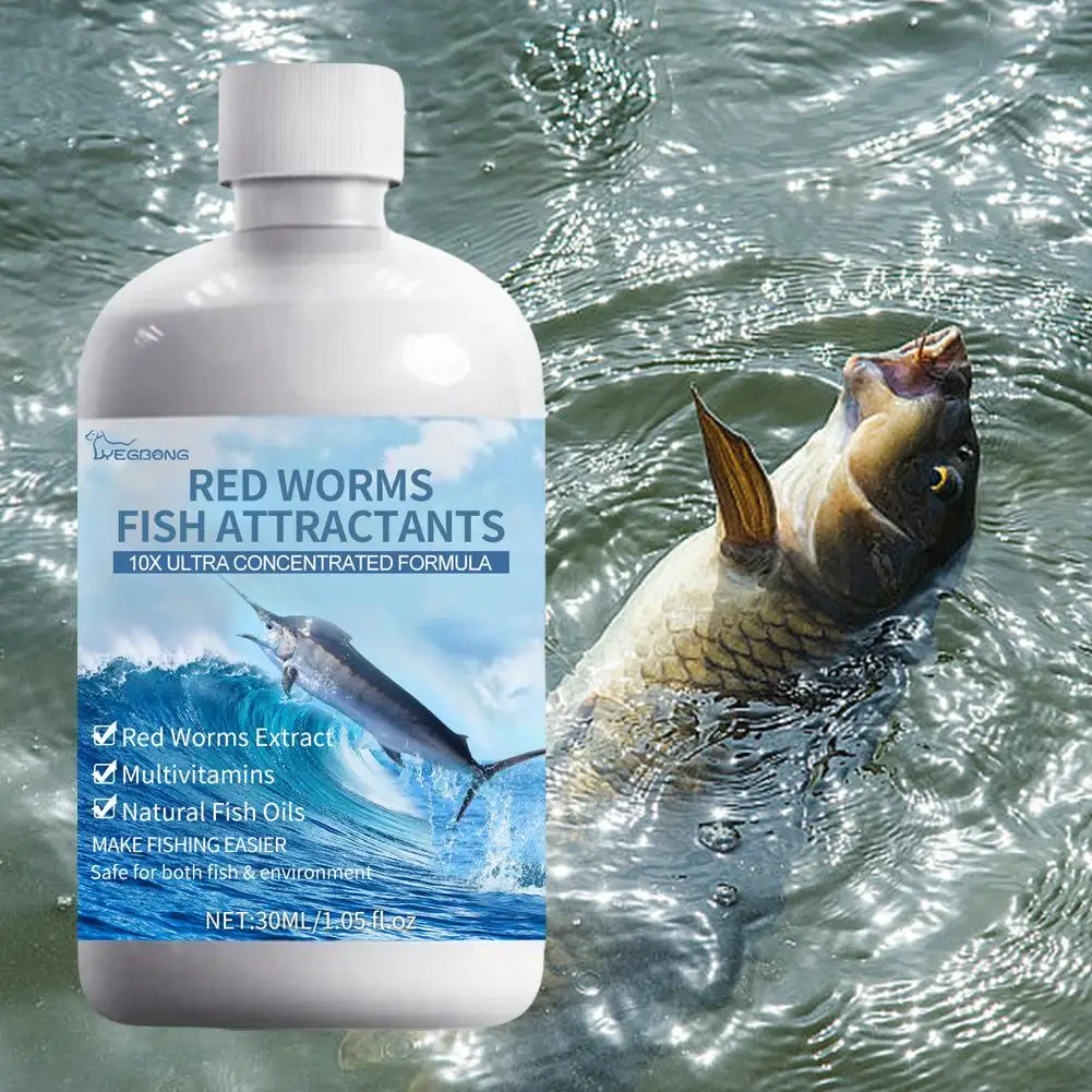 Red-Worm-Fish-Attractant-Concentrated-Red-Worm-Liquid-Additive-Bass ...