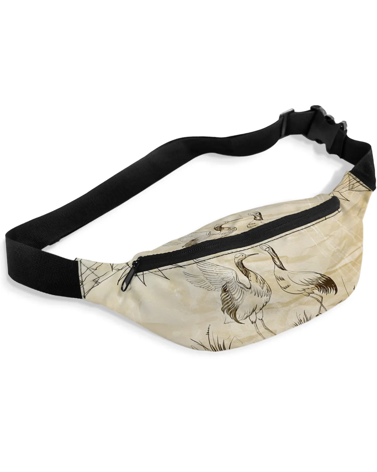 Animal-Bird-Bamboo-Retro-Waist-Packs-Shoulder-Bag-Unisex-Messenger-Bag ...
