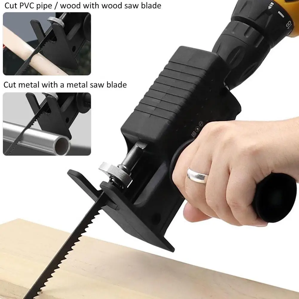 Portable-Reciprocating-Saw-Adapter-Electric-Drill-To-Electric-Saw-For ...