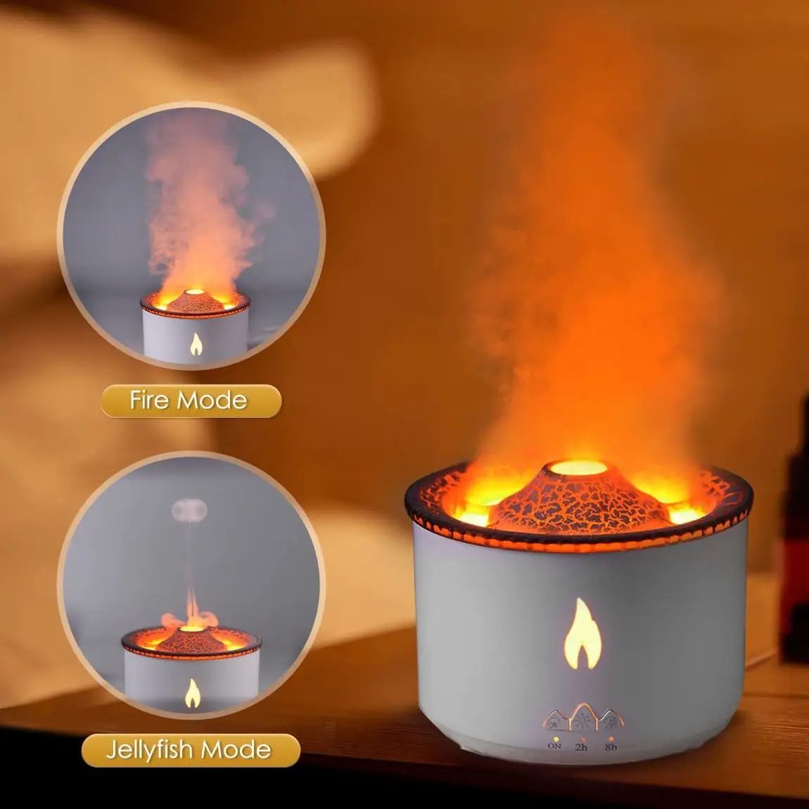 360-ml-Flame-Air-Humidifier-Jellyfish-Electric-Aroma-Diffuser-Lava ...