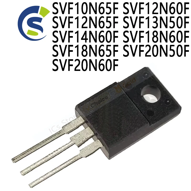 Piezas-de-5-TO-220F-SVF10N65-SVF12N60-SVF10N65F-SVF12N60F-SVF12N65F ...