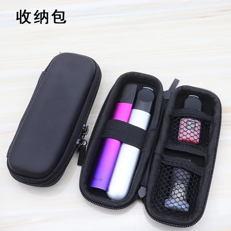 Black-Mini-Slim-Case-Small-Leather-Zipper-Carry-Bag-Zipper-Case ...