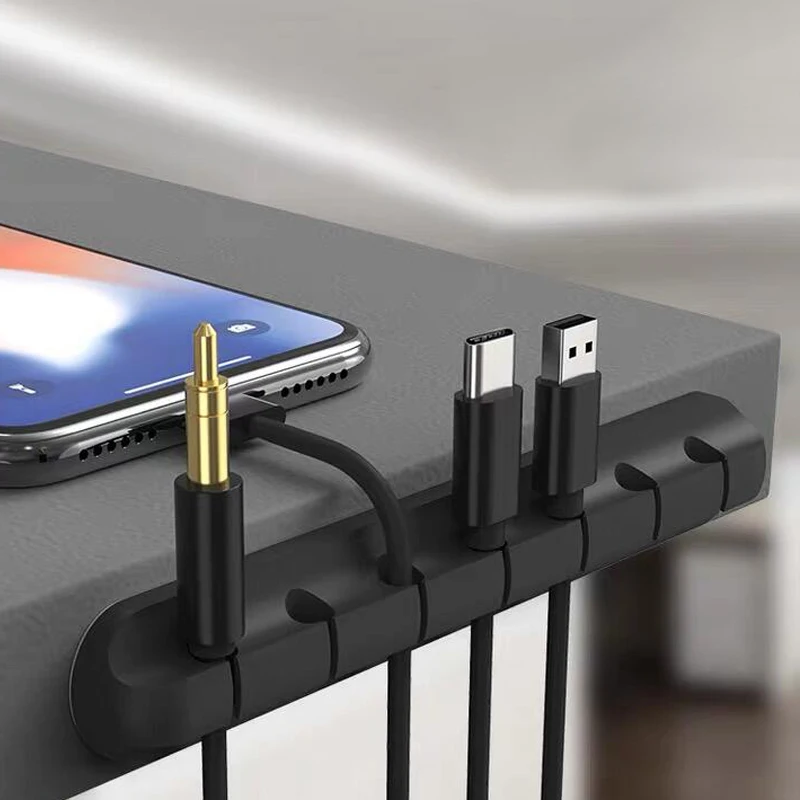 Cable-Organizer-Silicone-Winder-USB-Charging-Cable-Organizer-Holder-For ...
