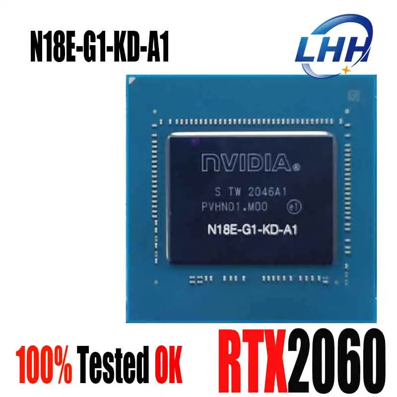 100% completo testado bom rtx2060 N18E-G1-KD-A1 bga chipset quase novo
