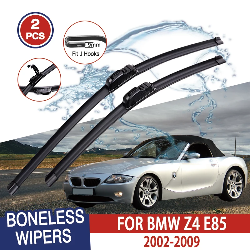 For BMW Z4 E85 2002-2009 Car Windshield Wiper U-type Soft Rubber ...