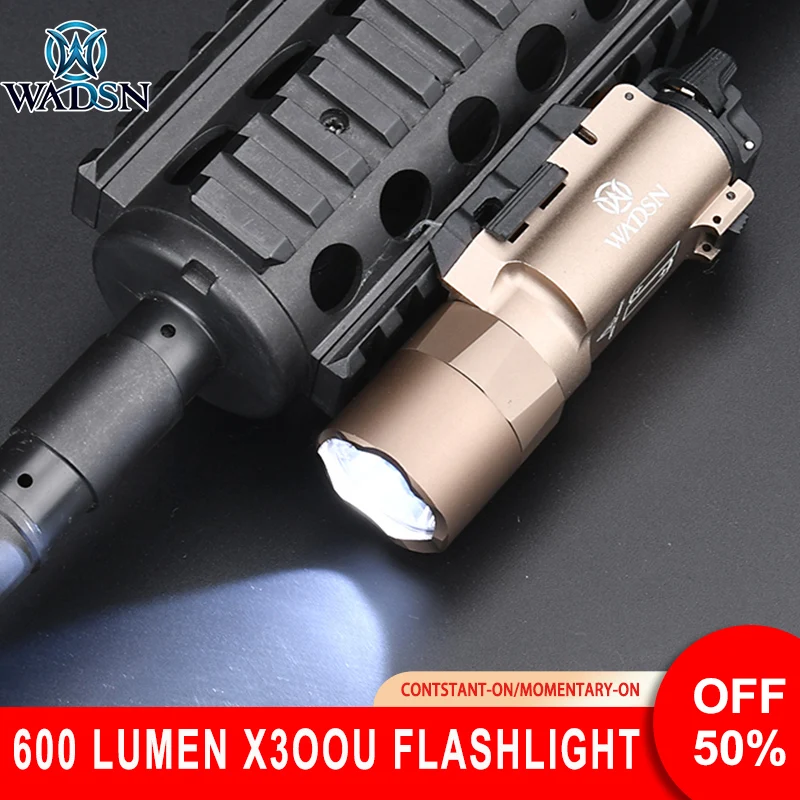 Wadsn Tactical X300u Flashlight X300 Pistol Weapon Light White Led ...