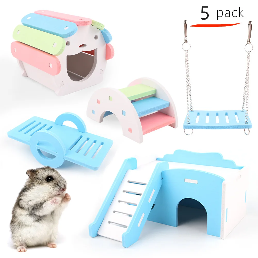 Hamster-Toys-Set-Guinea-Pig-Toy-Small-Animal-Chewing-Toy-and ...