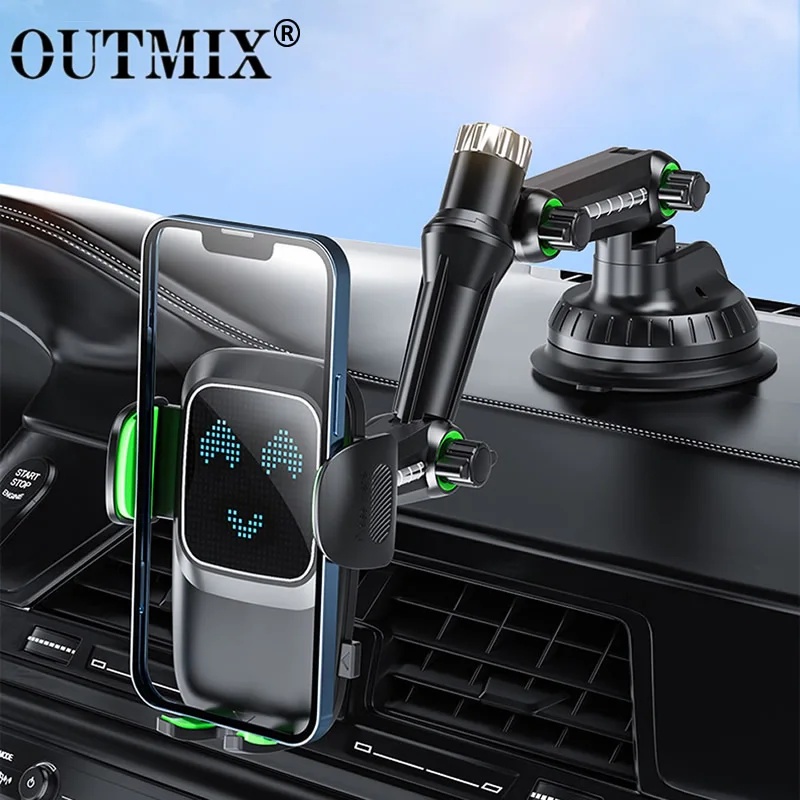 360° Suction Car Phone Holder Center Console Smartphone Sucker Mount ...