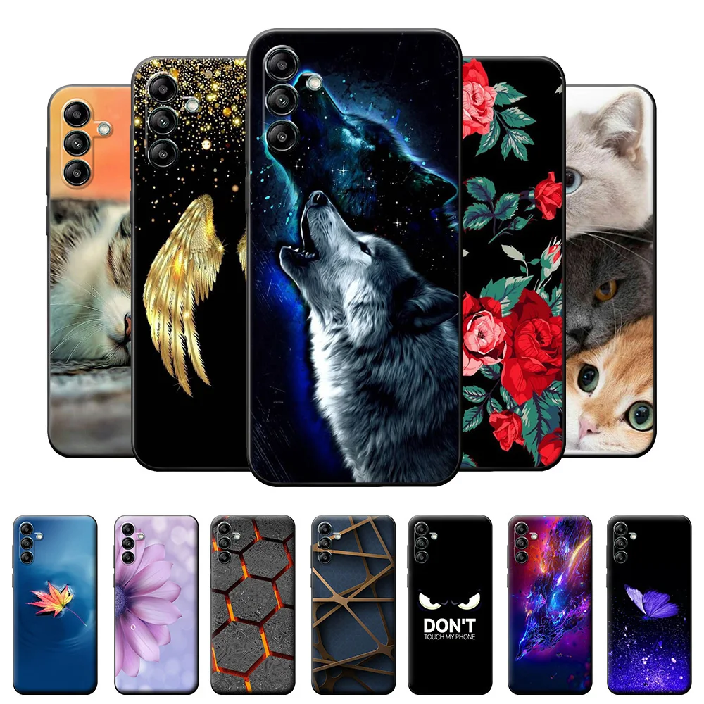 For-Samsung-A14-5G-Case-For-Galaxy-A14-Painted-Silicone-Soft-TPU-Back ...