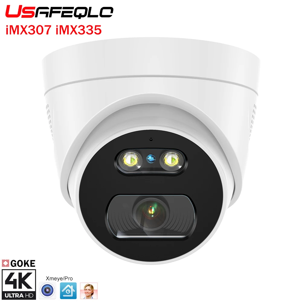 IMX335 2K 5MP IP Camera Audio Outdoor POE H.265 Metal Bullet CCTV Home ...