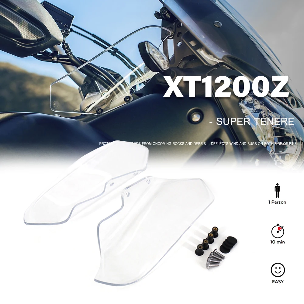 Motorcycles-Accessories-Side-Windscreen-Wind-Shield-Deflector ...