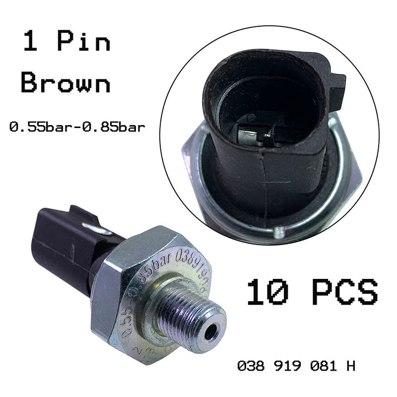10-Pcs-038919081H-Oil-Pressure-Sensor-Sensing-Plug-For-Passat-Golf-CC ...