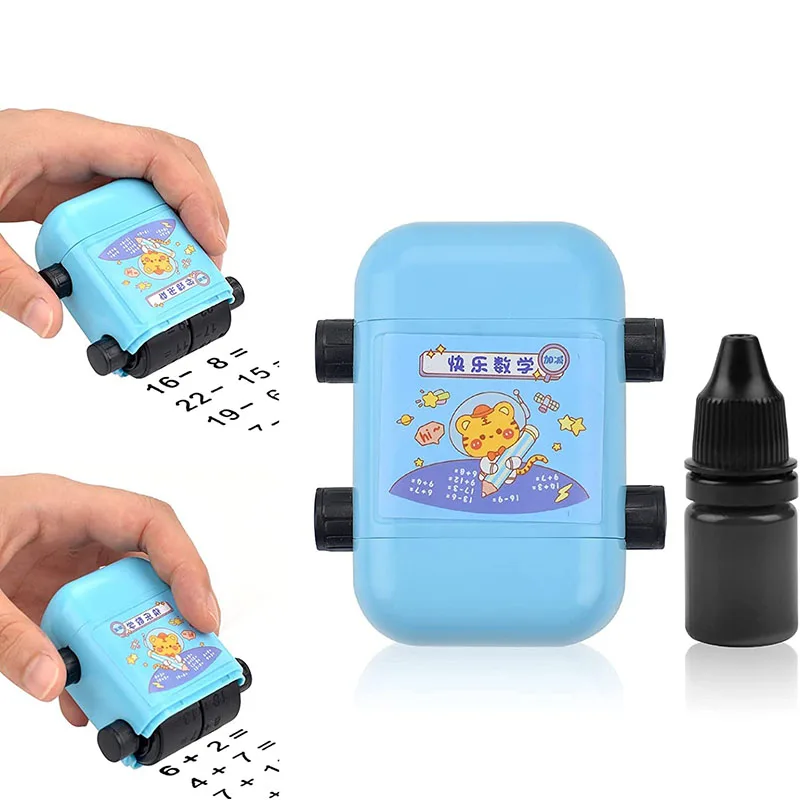 New-2-in-1-Addition-and-Subtraction-Teaching-Stamps-Double-Head-Roller ...
