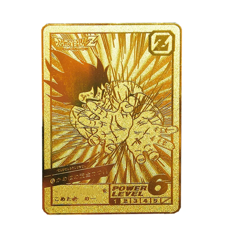 Dragon Ball Commemorative card Card Son Goku Metal Card Flash card ACG ...