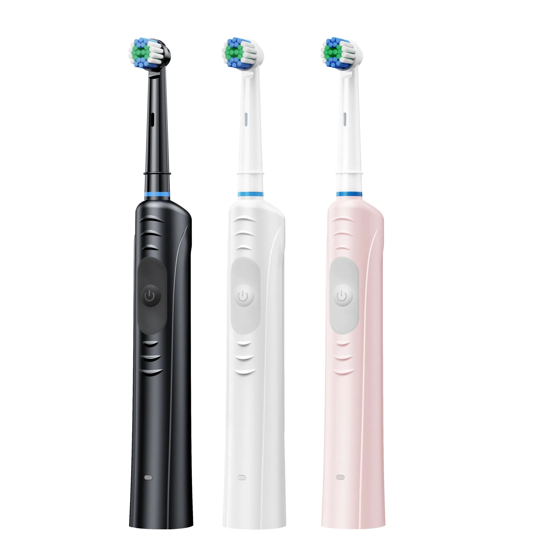 Electric-Toothbrush-Rotary-Round-Head-Adult-Soft-Bristle-Induction ...