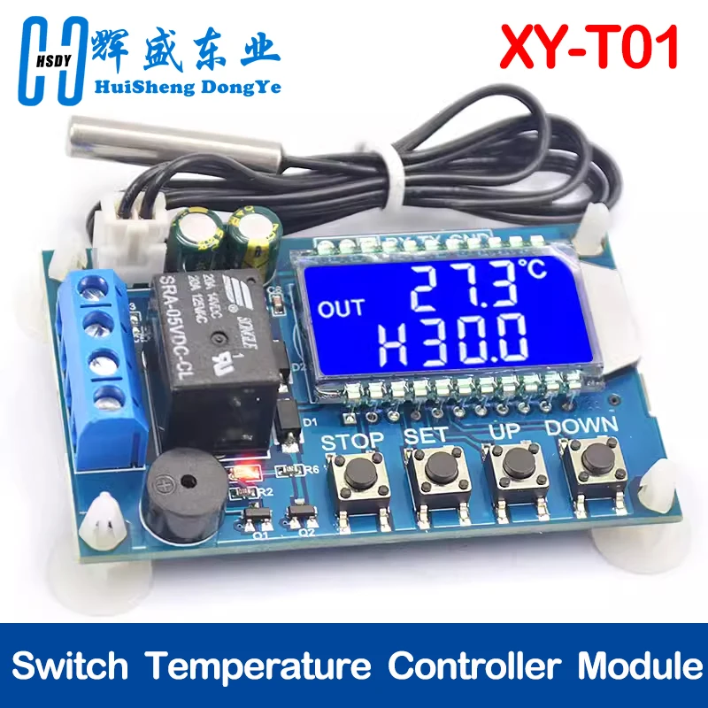 XY-T01-Digital-Thermostat-Heating-Refrigeration-Digital-temperature-control-switch-temperature ...