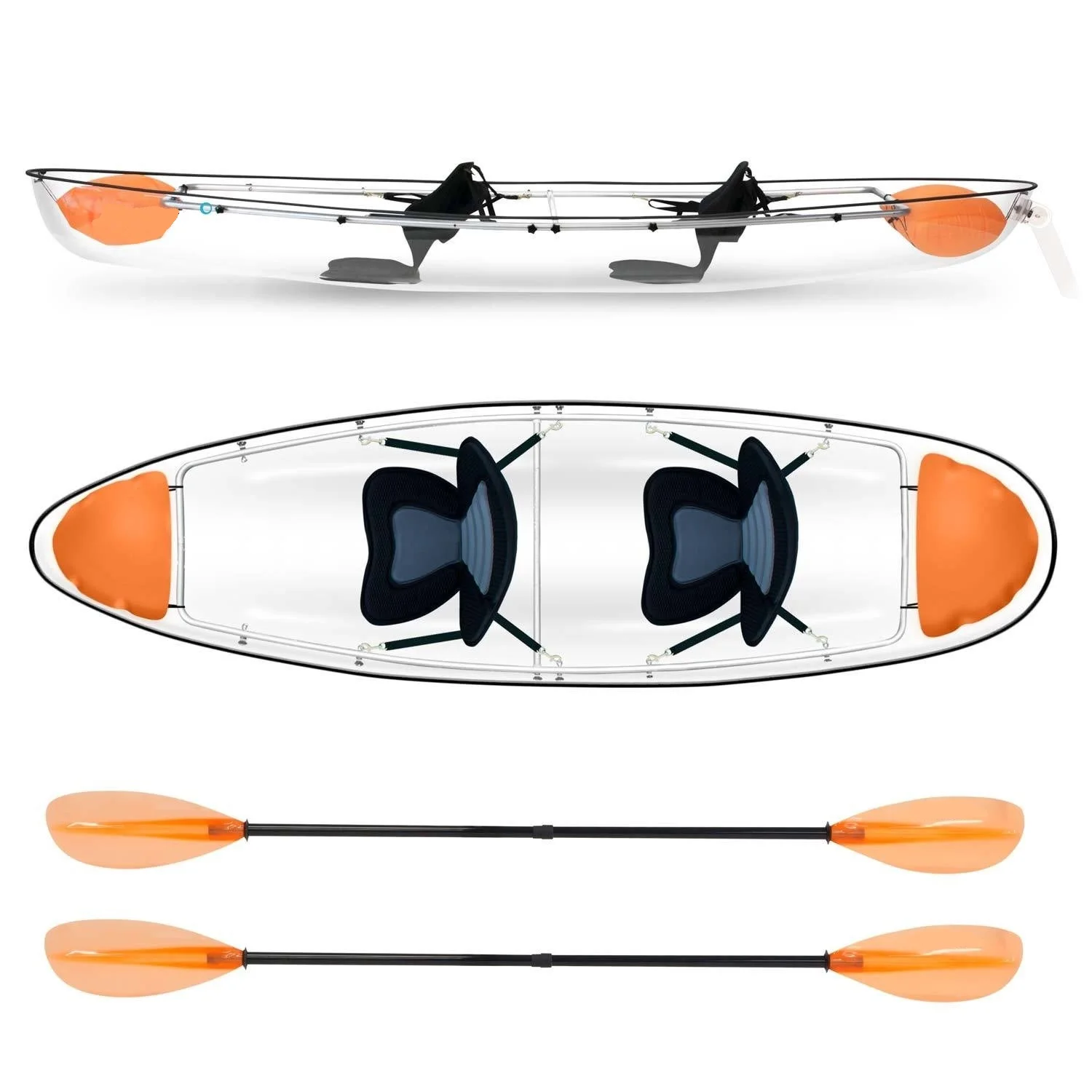 Clear-Kayak-Transparent-Canoe-Clear-Crystal-Kayak-See-Bottom-Canoe ...