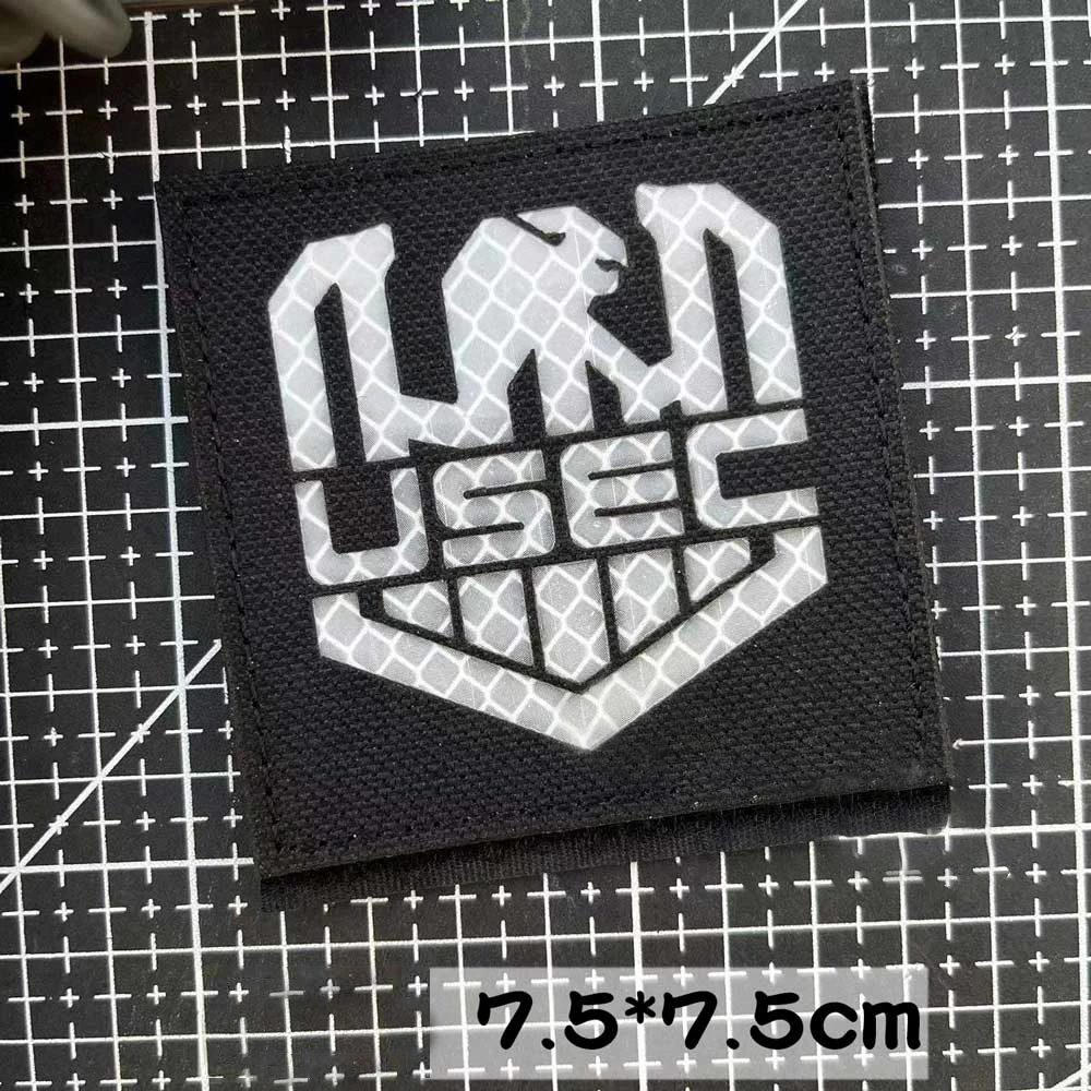 Parche de PVC de Escape From Tarkov IR para mochilas, pegatinas tácticas, parches bordados para ...