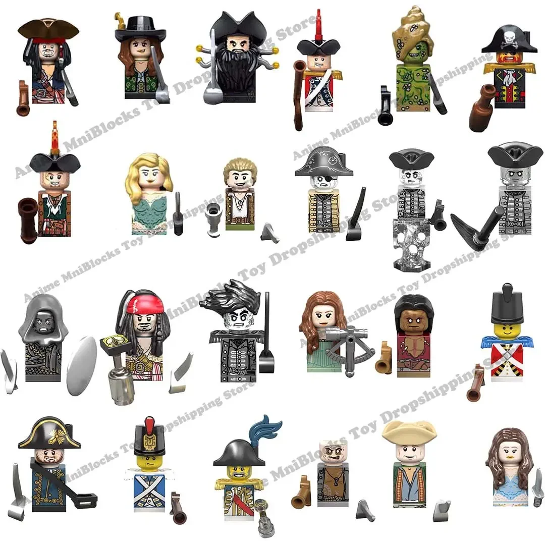 Films-Piraten-De-Caribische-Kapitein-Jack-Mus-Barbossa-Bakstenen-Mini ...