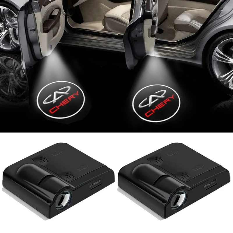 2pcs Car Logo Light Auto Led Door Welcome Lamp For Passat Golf Polo ...