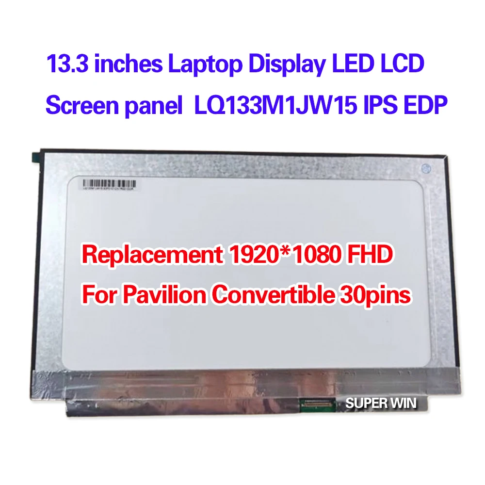 13-3-inches-Laptop-Display-LED-LCD-Screen-panel-LQ133M1JW15-IPS-EDP ...