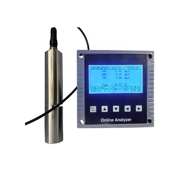 Sensor COD UV254 com escova de autolimpeza Monitoramento industrial da ...