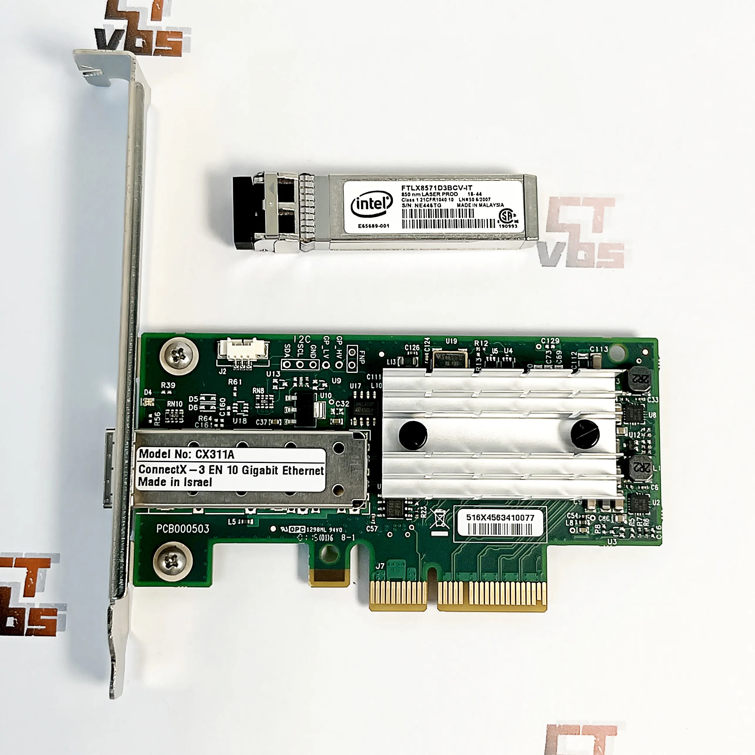 MCX311A XCAT Mellanox ConnectX 3 CX311A 10G 이더넷 10GbE SFP + PCIe NIC ...