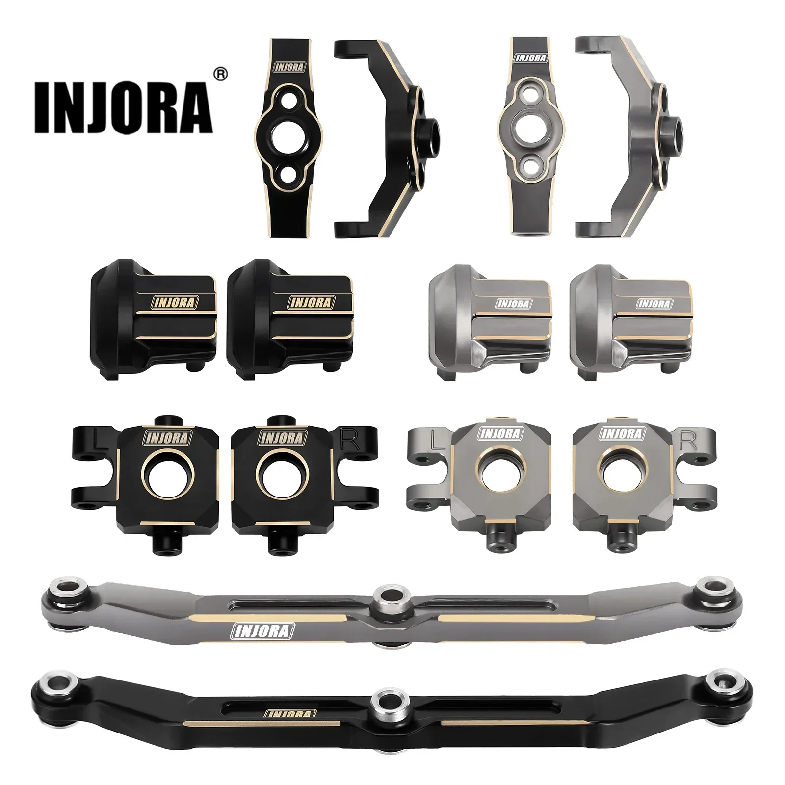 4mm Extended Axles Aazon.co: INJORA 4 Diaond Axles With Lay Down Servo ...