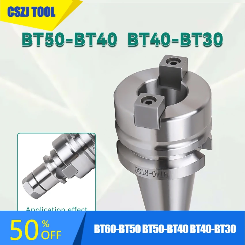 Bt50-to-bt40-spindle-transfer-sleeve-BT50-BT40-BT40-BT30-NC-tool-shank ...