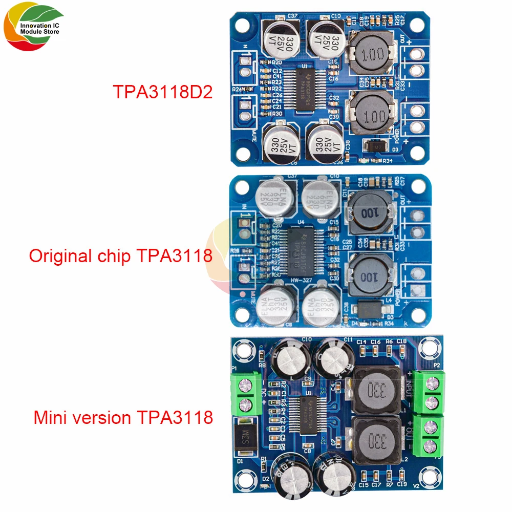 TPA3118 TPA3118D2 Digital Audio Receiving Power Amplifier Module Mono ...