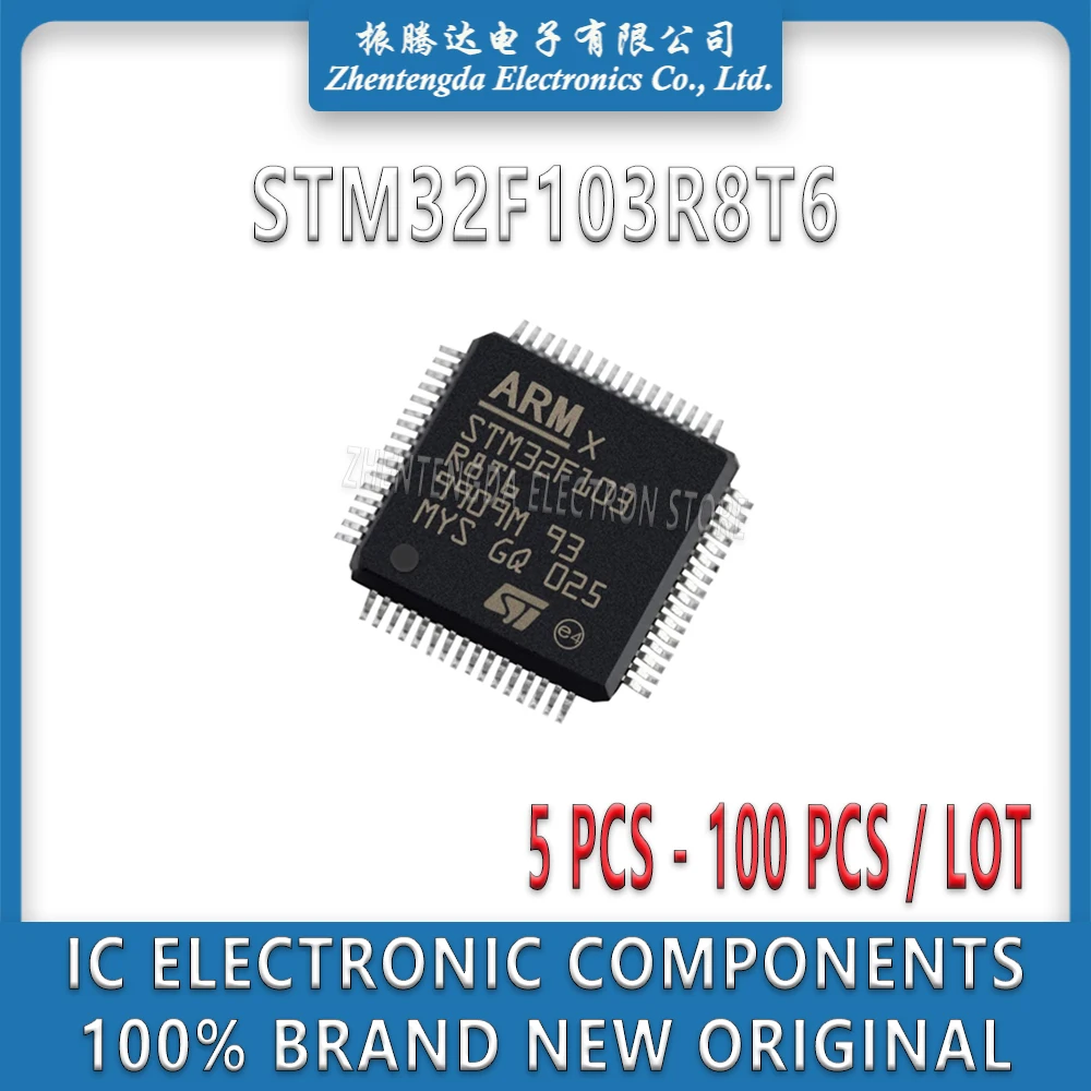 STM32F103R8T6 STM32F103R8 STM32F103 STM32F STM32 STM IC MCU Chip LQFP-64