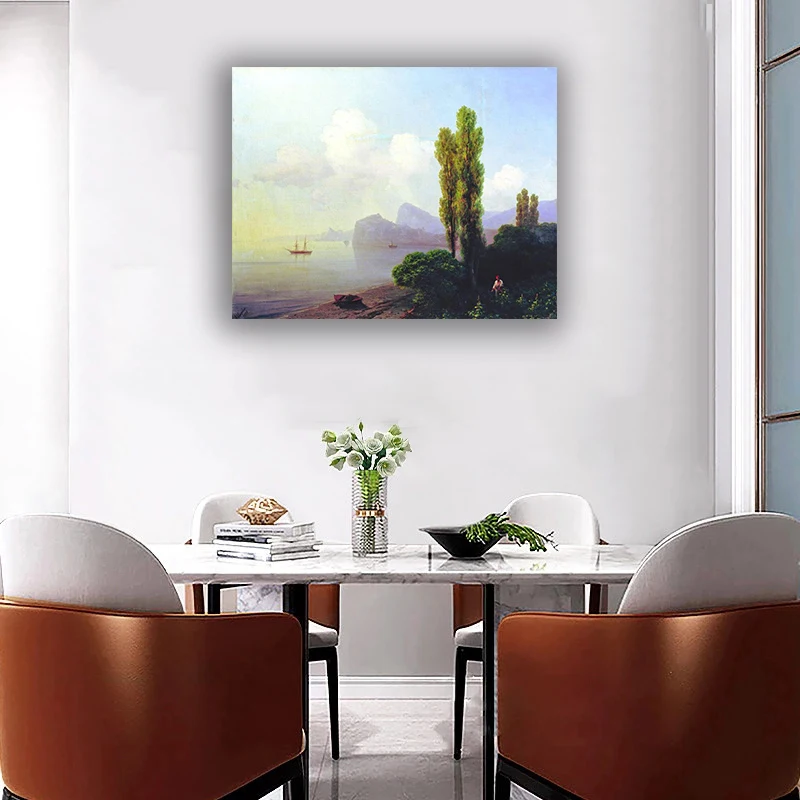 Ivan-Aivazovsky-Sudak-Harbor-Canvas-Wall-Art-Oil-Painting-reproductions ...