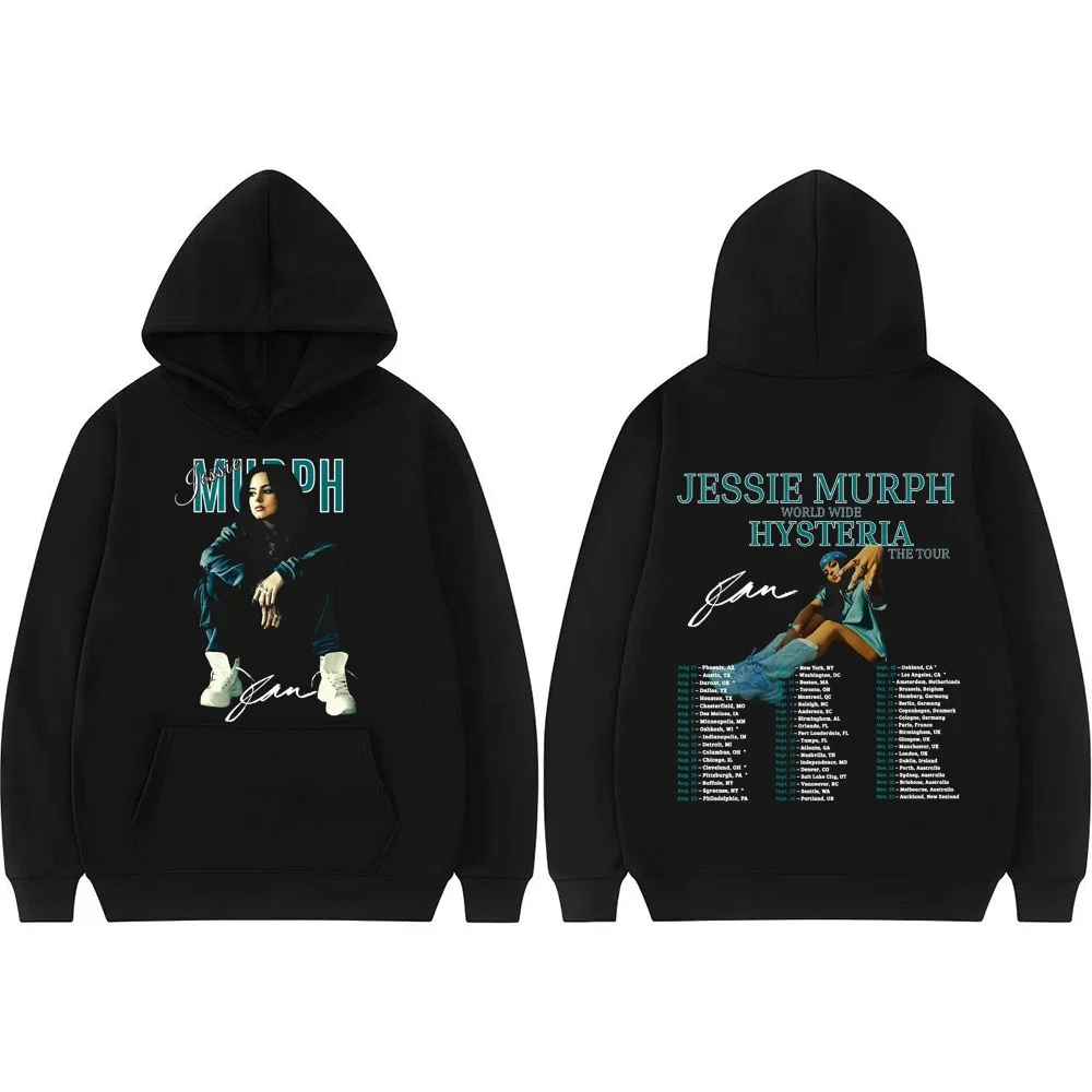 2025 Fall/Winter Jessie Murph Global Hysteria Tour Merch Hoodie Unisex ...